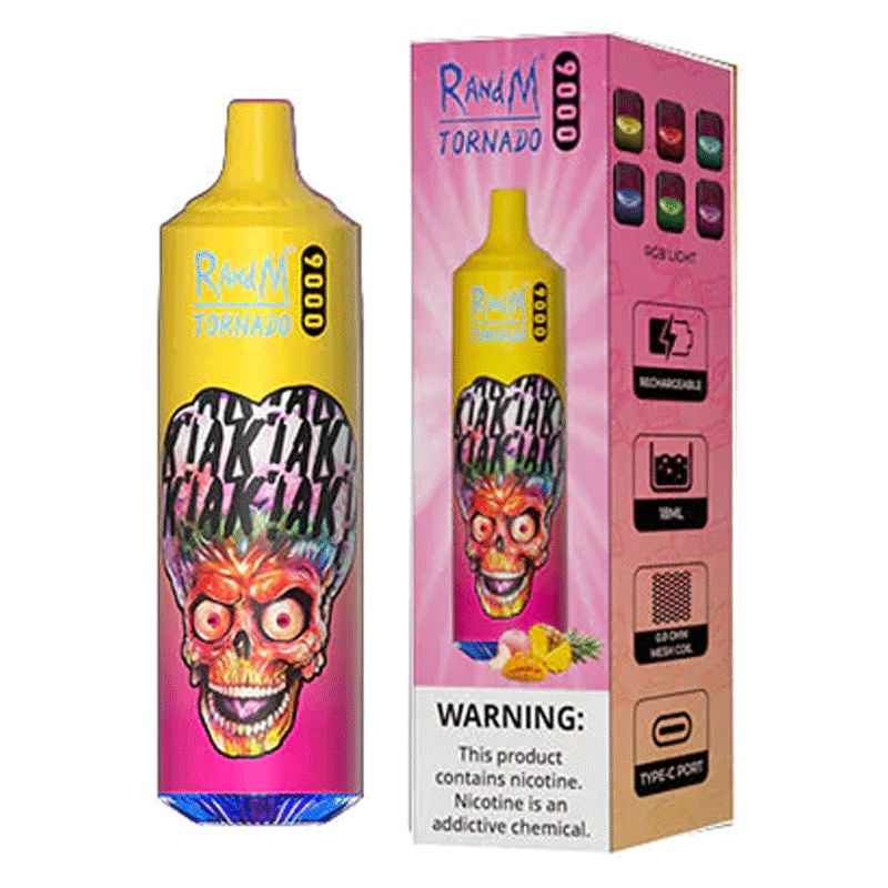 RandM Tornado 9000 Puffs Disposable Vape | VapeShop-pro
