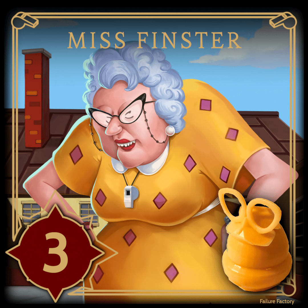 Miss Finster (La Cour de Récré) | phantomstoryshop
