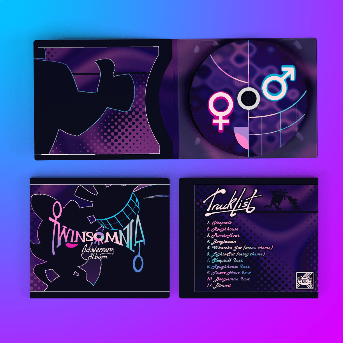 Twinsomnia OST CD + Pin PRE ORDER | Turtle Pals Tapes