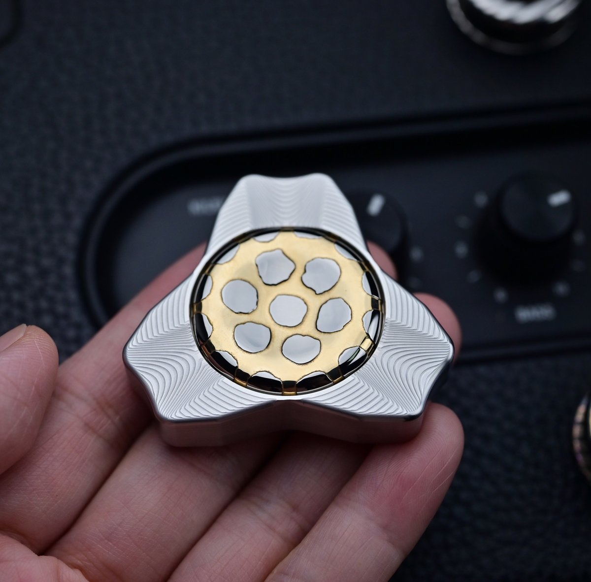 Brass Superconductor Custom button 24.5mm &28mm | KINETICS ASIA PACIFIC EDC