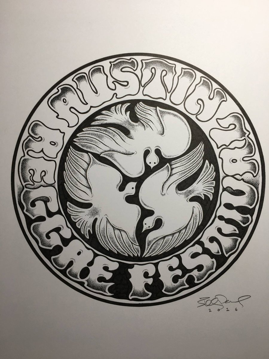 "Three Little Birds" original art for Austin Reggae Festival | Billy ...