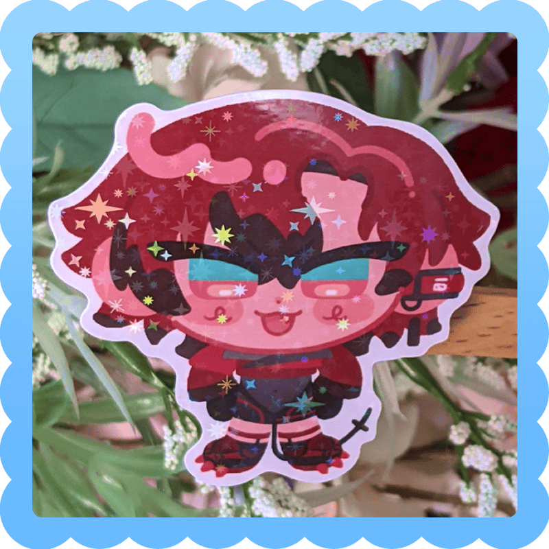 machina x flayon ️ waterproof vinyl sticker | jeanini's art shop