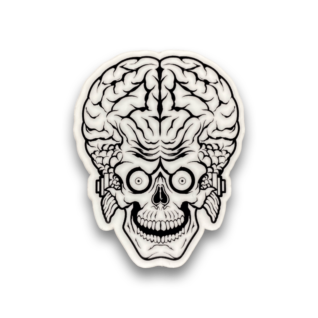Ack Attack GLOW sticker | CROM WORX