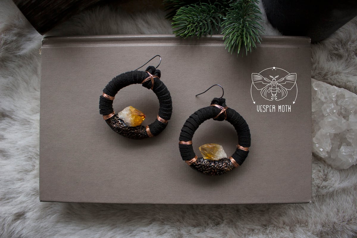 Air Nomad Earrings - Copper Collection | Vesper Moth