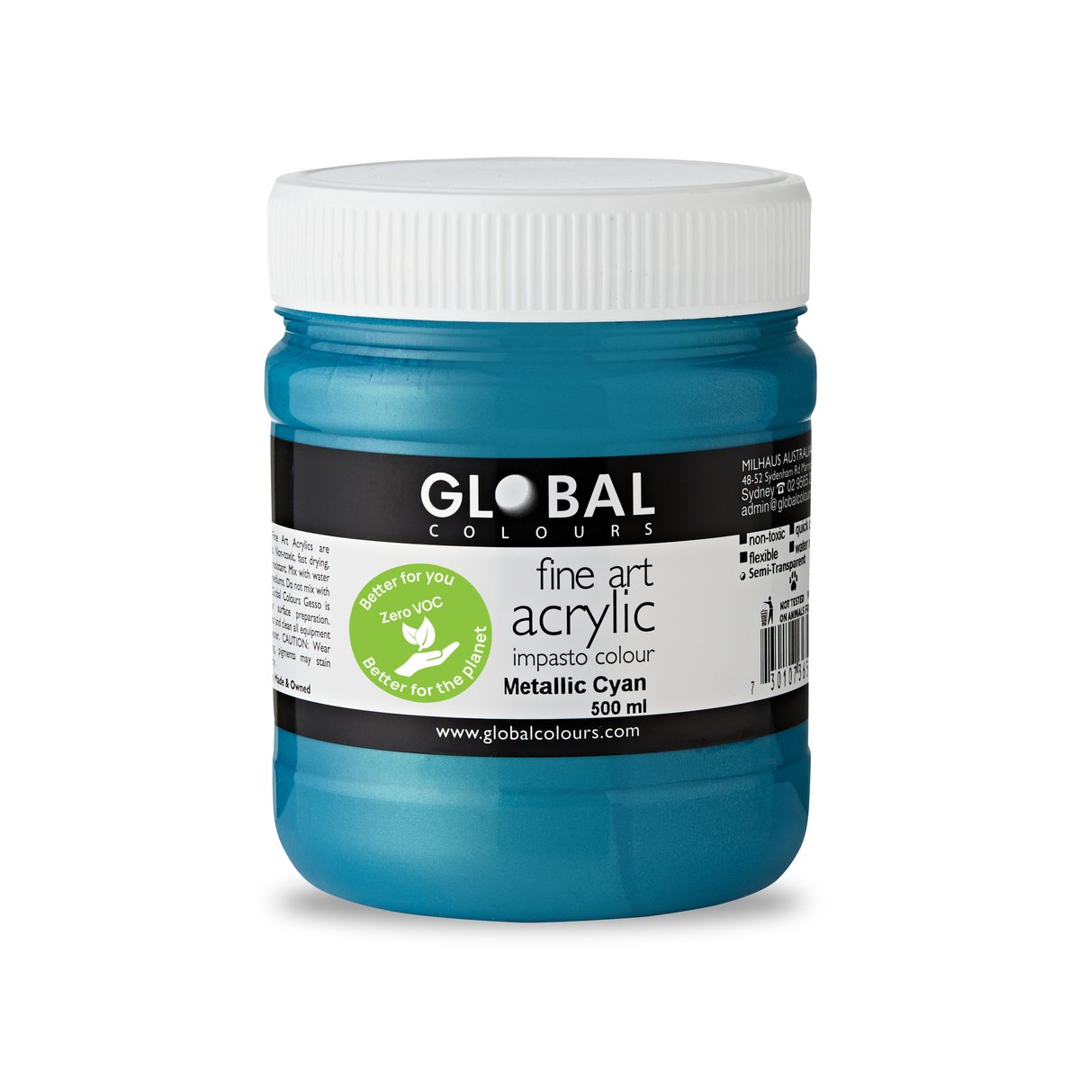 Zero-VOC Eco-Friendly Global Colours Acrylics | Pixel Paint Designs