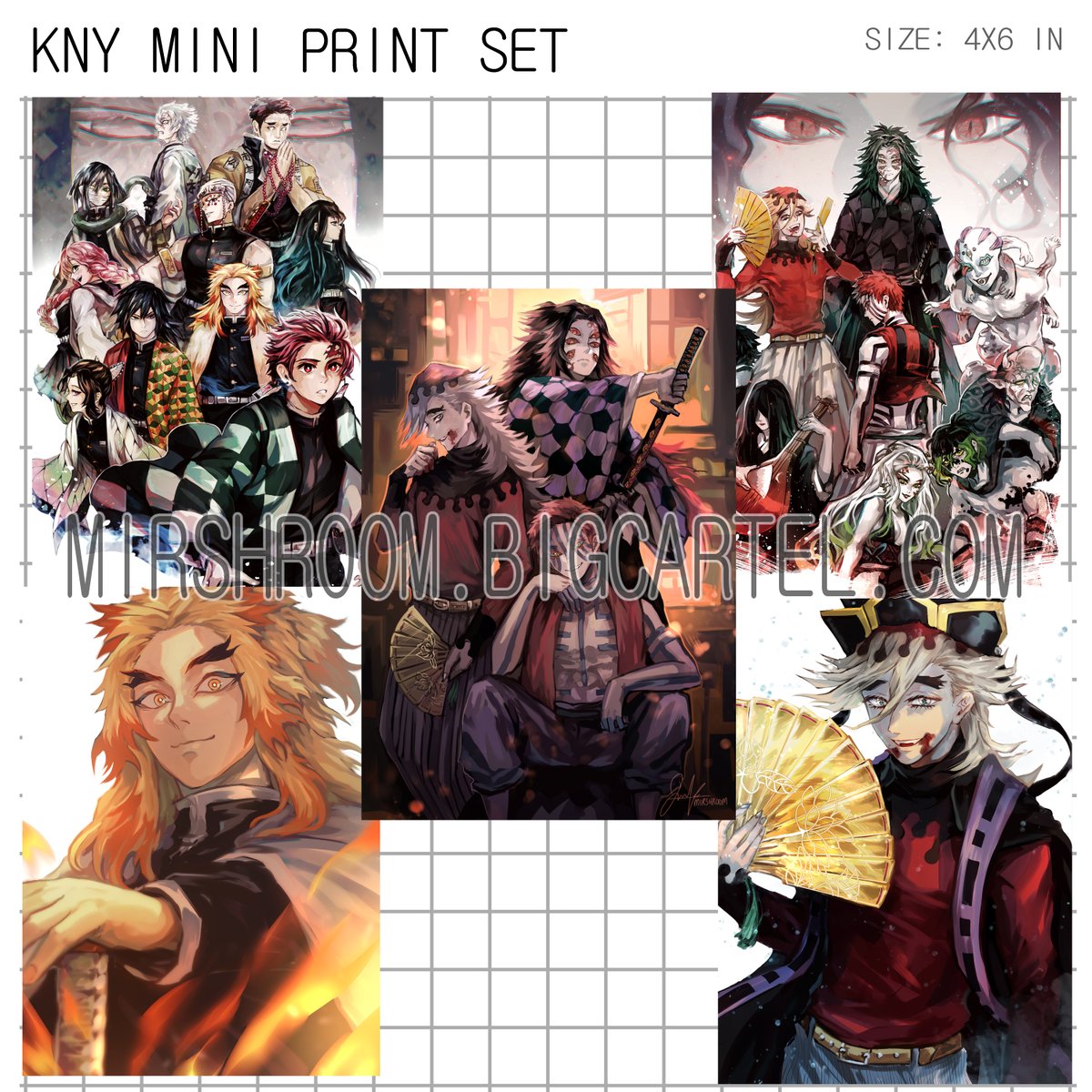 KnY Mini Prints Set | mirshroom