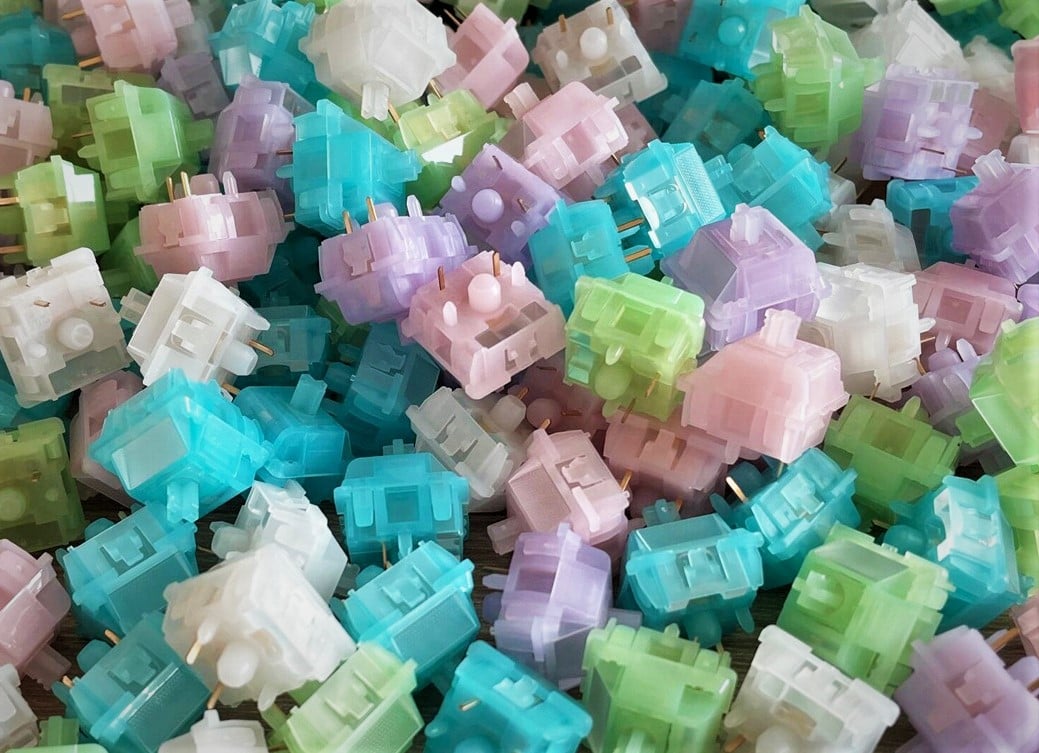 Durock Sea Glass Linear Switches | Custom Keyboard Co.