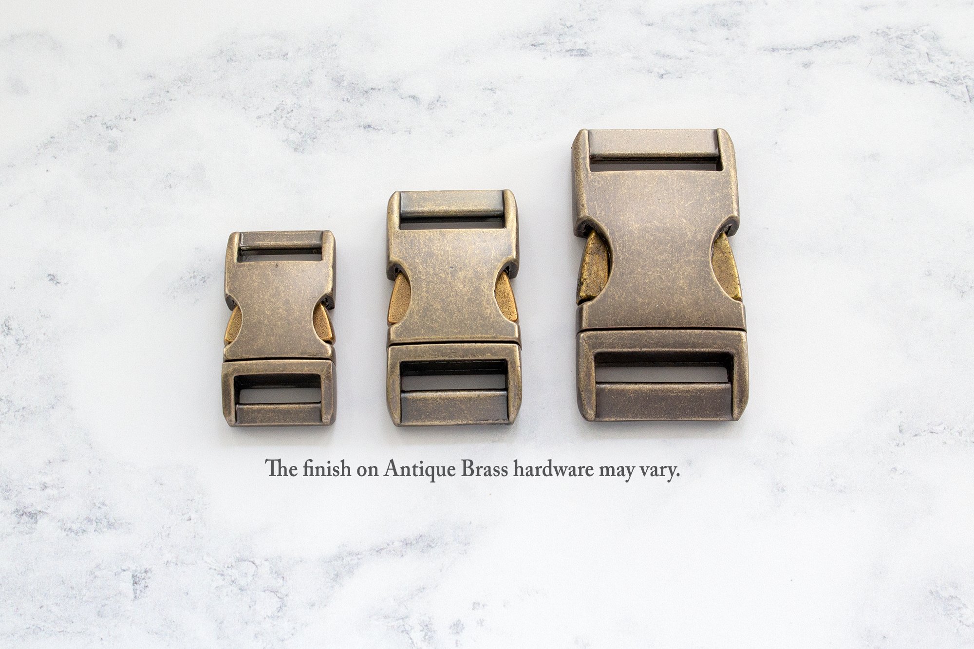 Alu Max - Antique Brass Side Release Buckle | buckles 4 pets