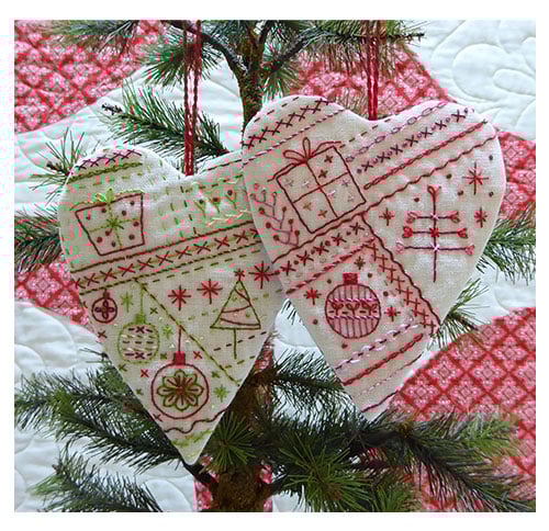 Marg Low Designs — Christmas Sampler - Heart