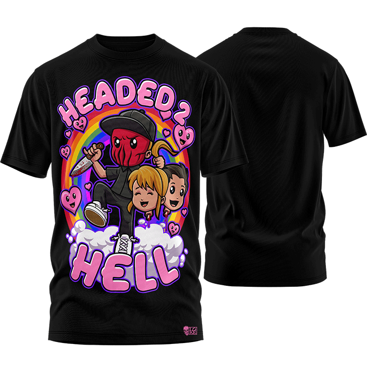 Lo Key "HEADED 2 HELL" T-Shirt | ShadowlandShop.com