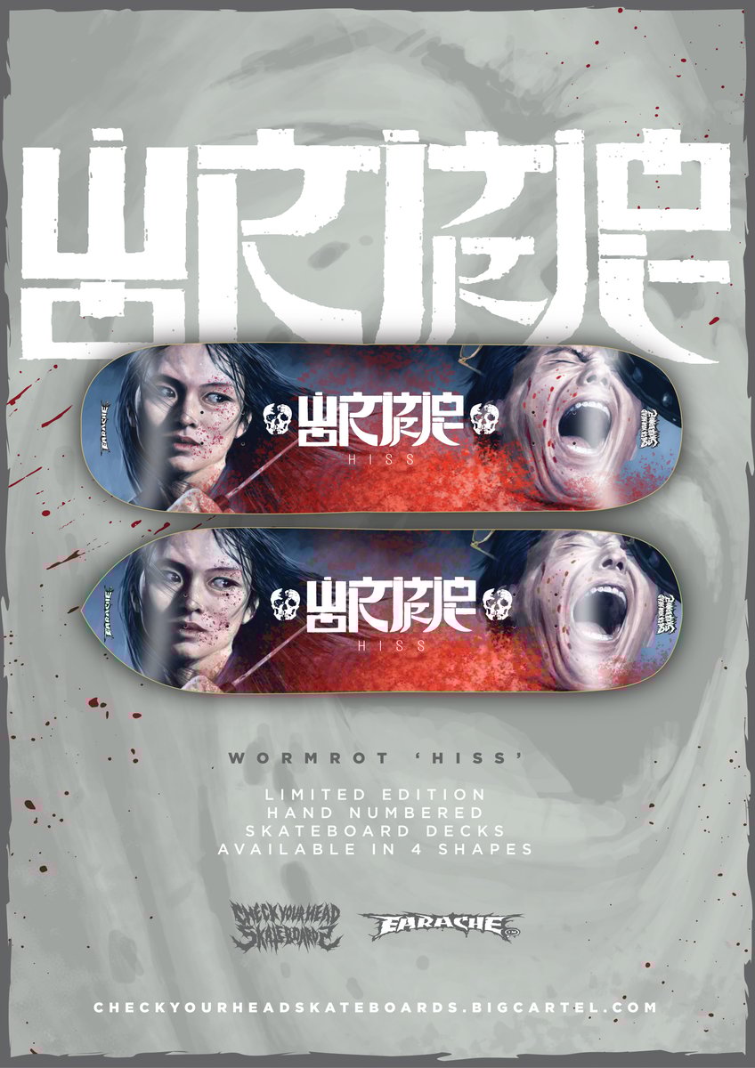WORMROT "HISS" SKATEBOARDS | CHECK YOUR HEAD SKATEBOARDS