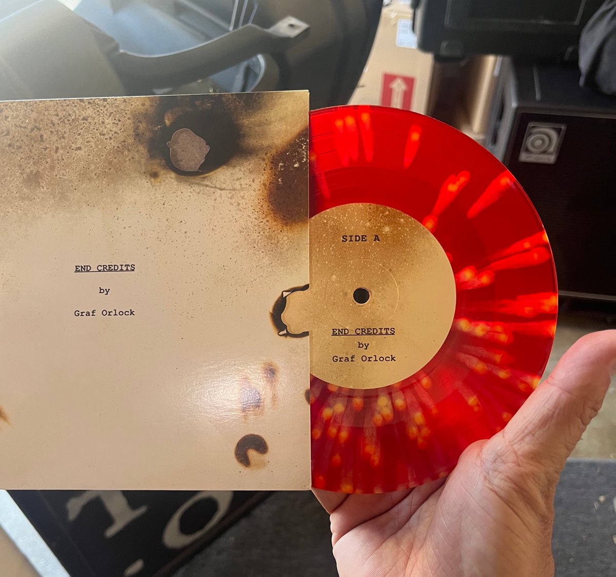 GRAF ORLOCK "End Credits" VIT061 7" Red Fire 2nd Press | Vitriol Records