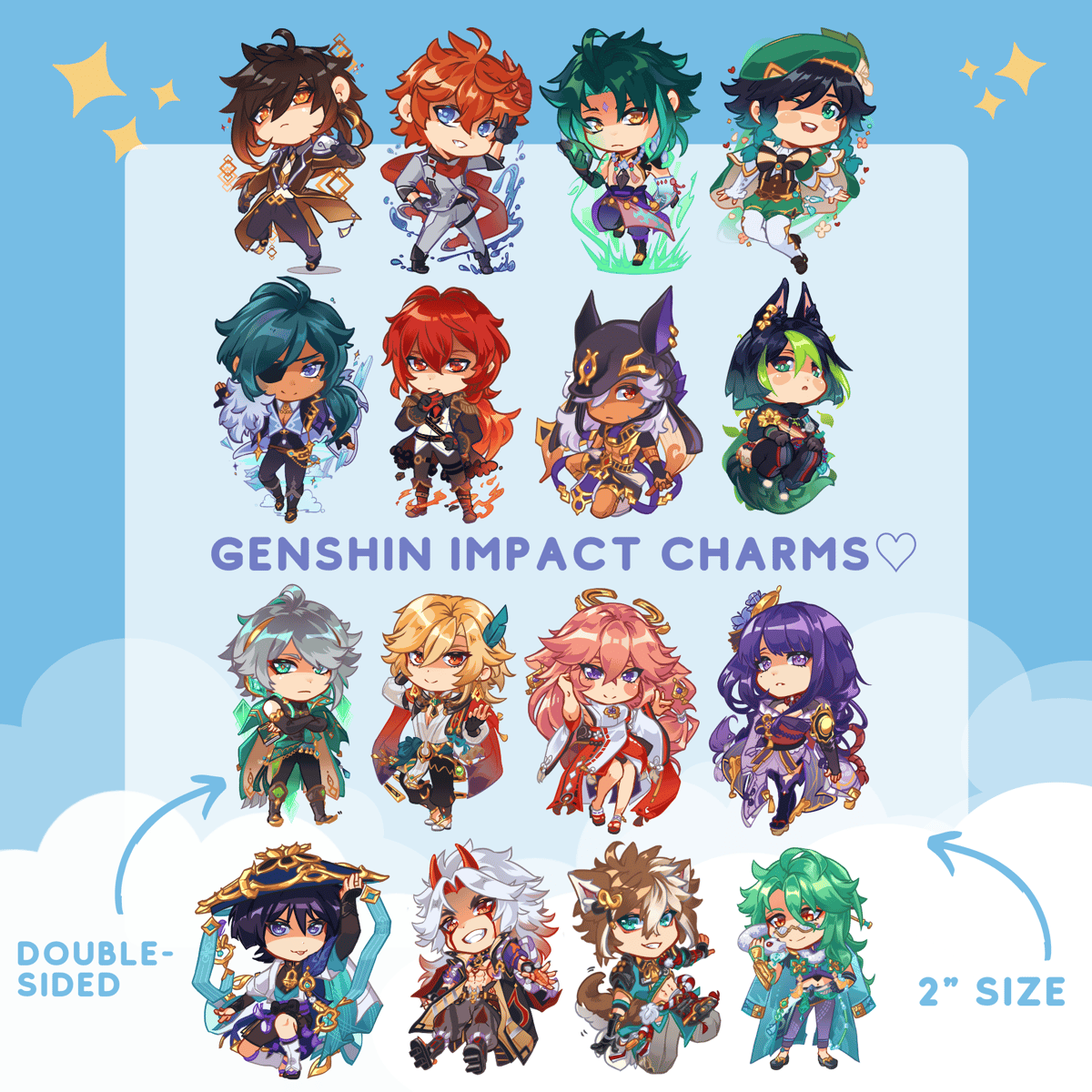Genshin Impact Charms [SALE] | Letsfracturethings