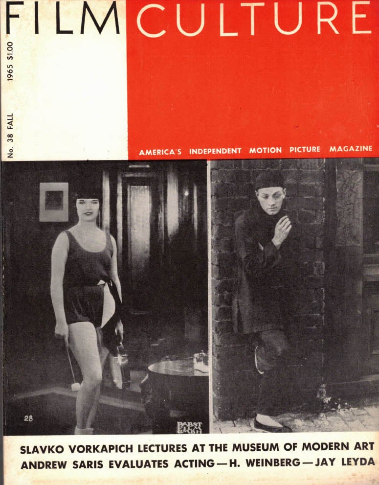 Film Culture No. 38, 1965 | Anthology Film Archives