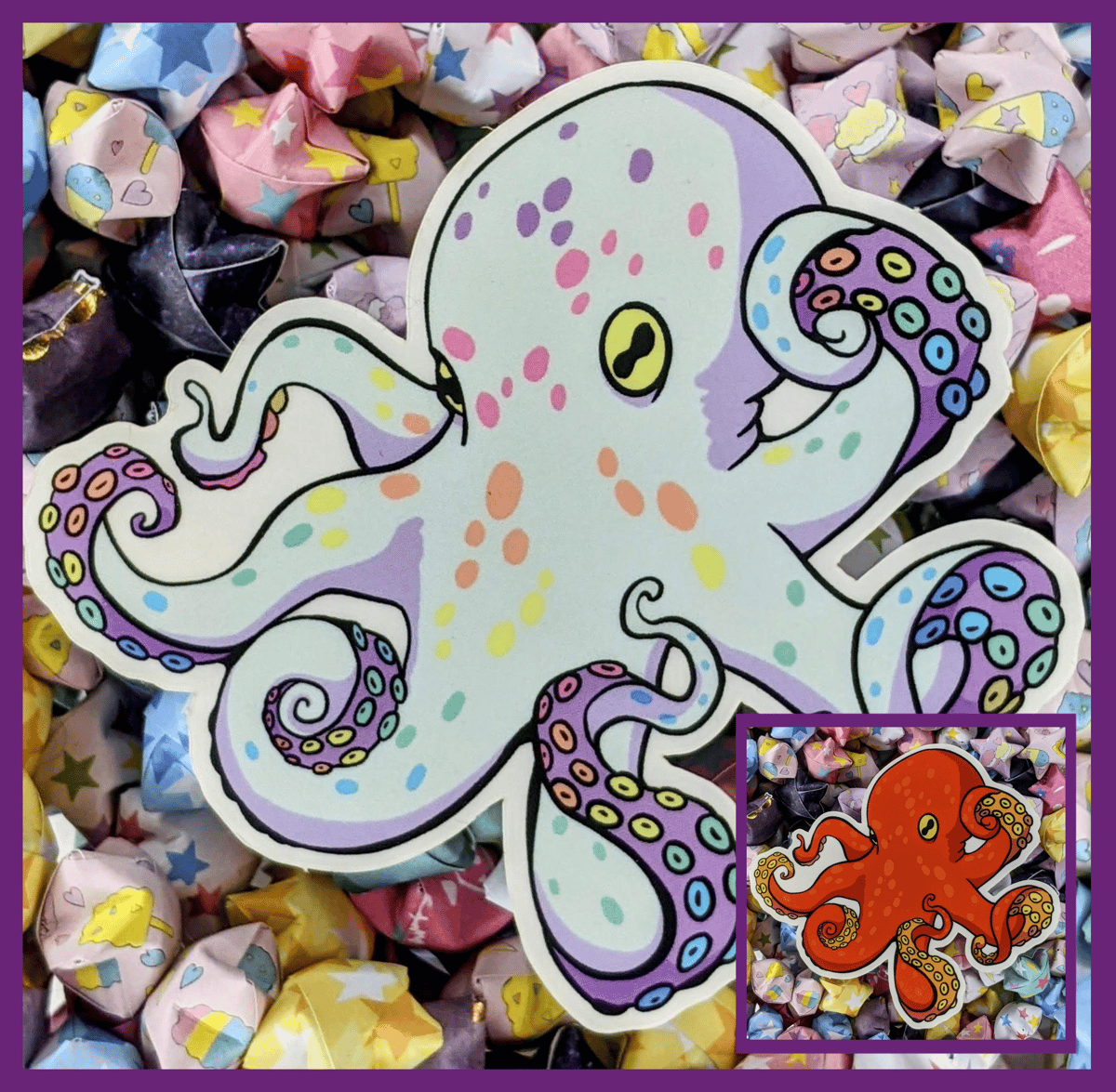 OCTOPUS STICKER | FreshHellStudio