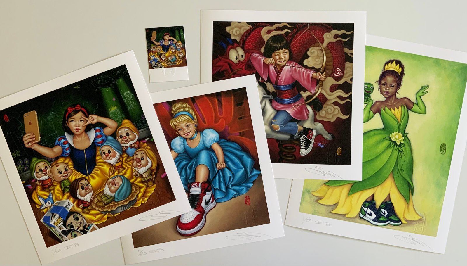 Mini Print Set B (Young Princesses) / Mimi Yoon