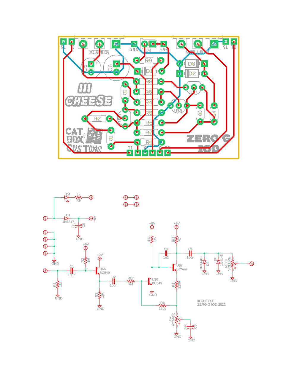 III Cheese PCB and Faceplate | Zero G IOD