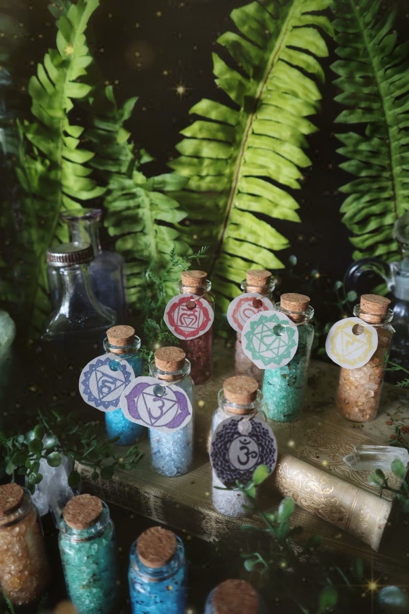 Chakra Ritual Salt Set | Arctium Alchemy