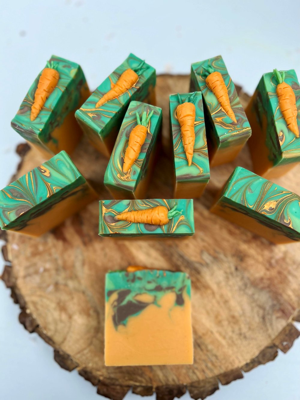 Garden Carrot Soap Enchanted Cabin Soaps