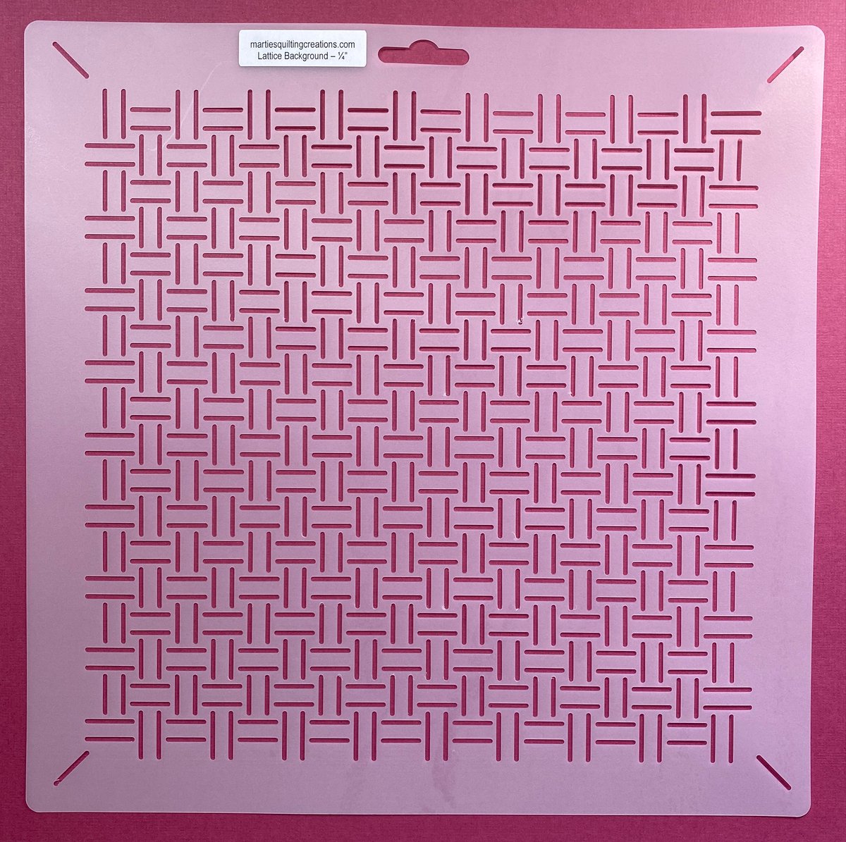 Lattice Background Stencil Set | Martie's Quilting Creations
