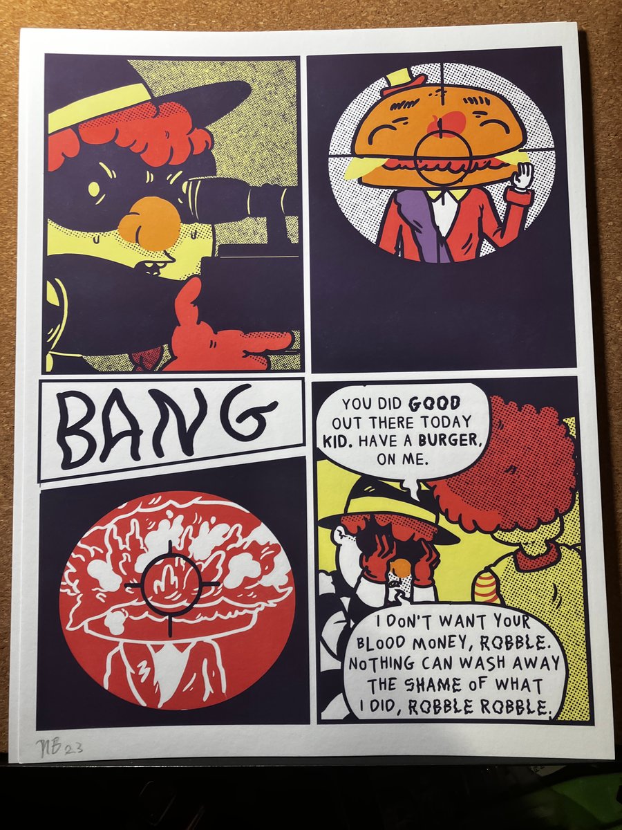 Mayor McCheese's Big Day print | Rory Blank's Cool Shirt Zone