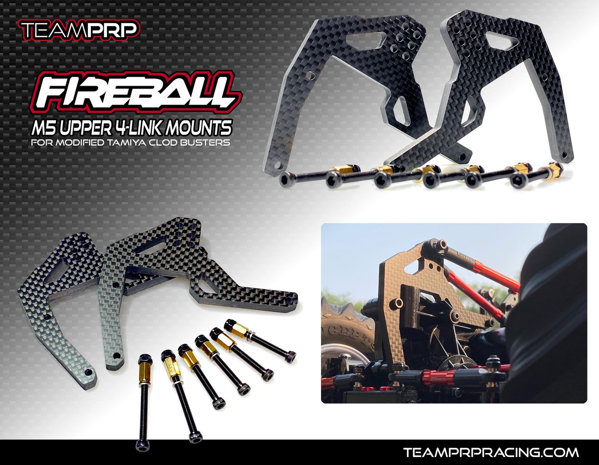 M5 Clod Buster Upper 4-Link Mount Set | Team PRP