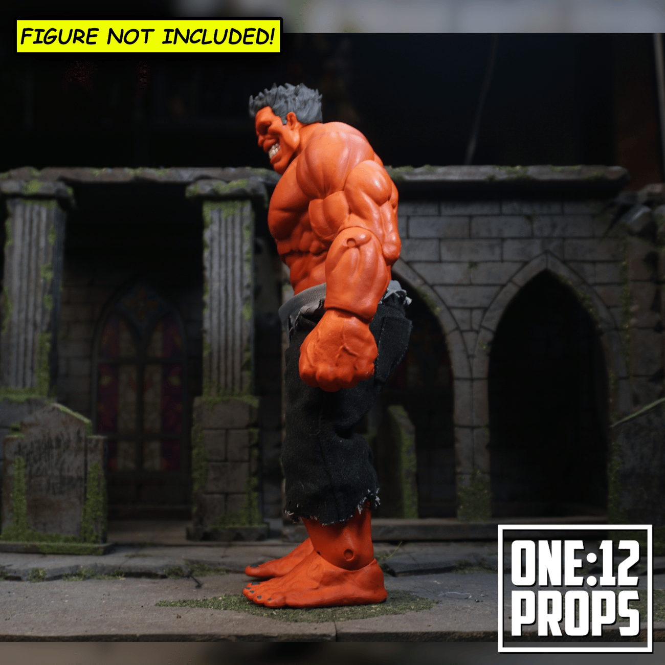 Custom The Red Man Big Black Pants | one12props