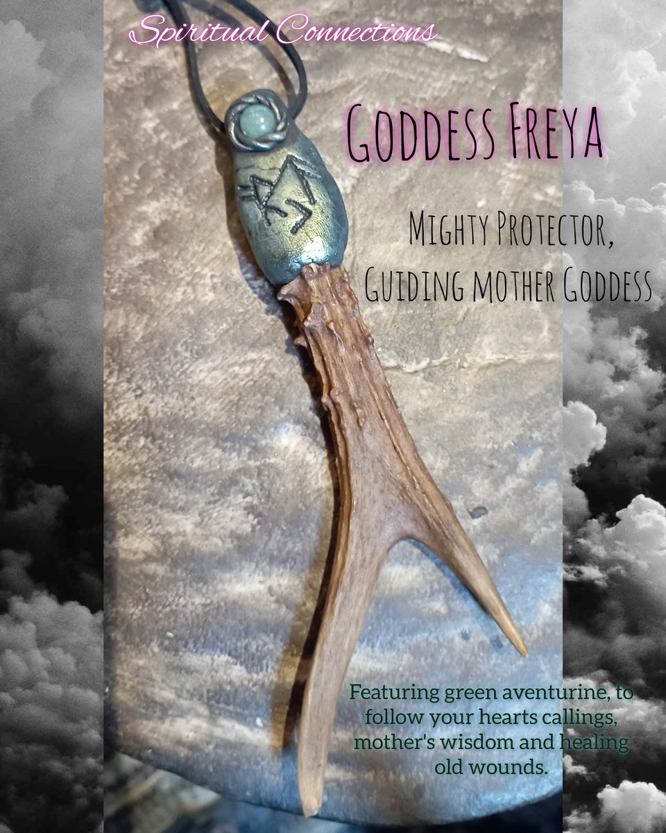 Goddess Freya Antler talisman | Spiritual Connections