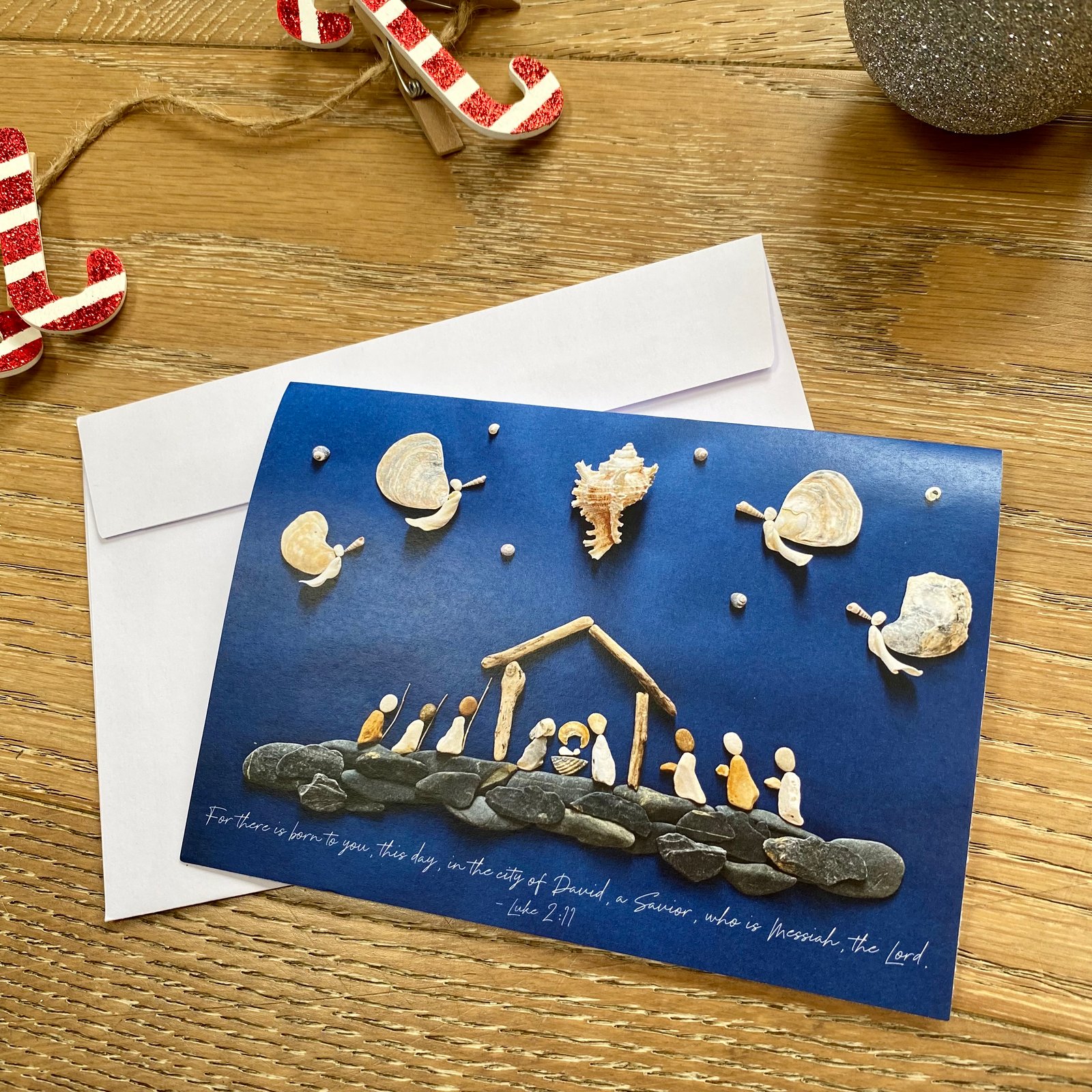 Nativity Scene Luke 2:11 Christmas Cards (Packs of 6, 12, 18) | Anna ...