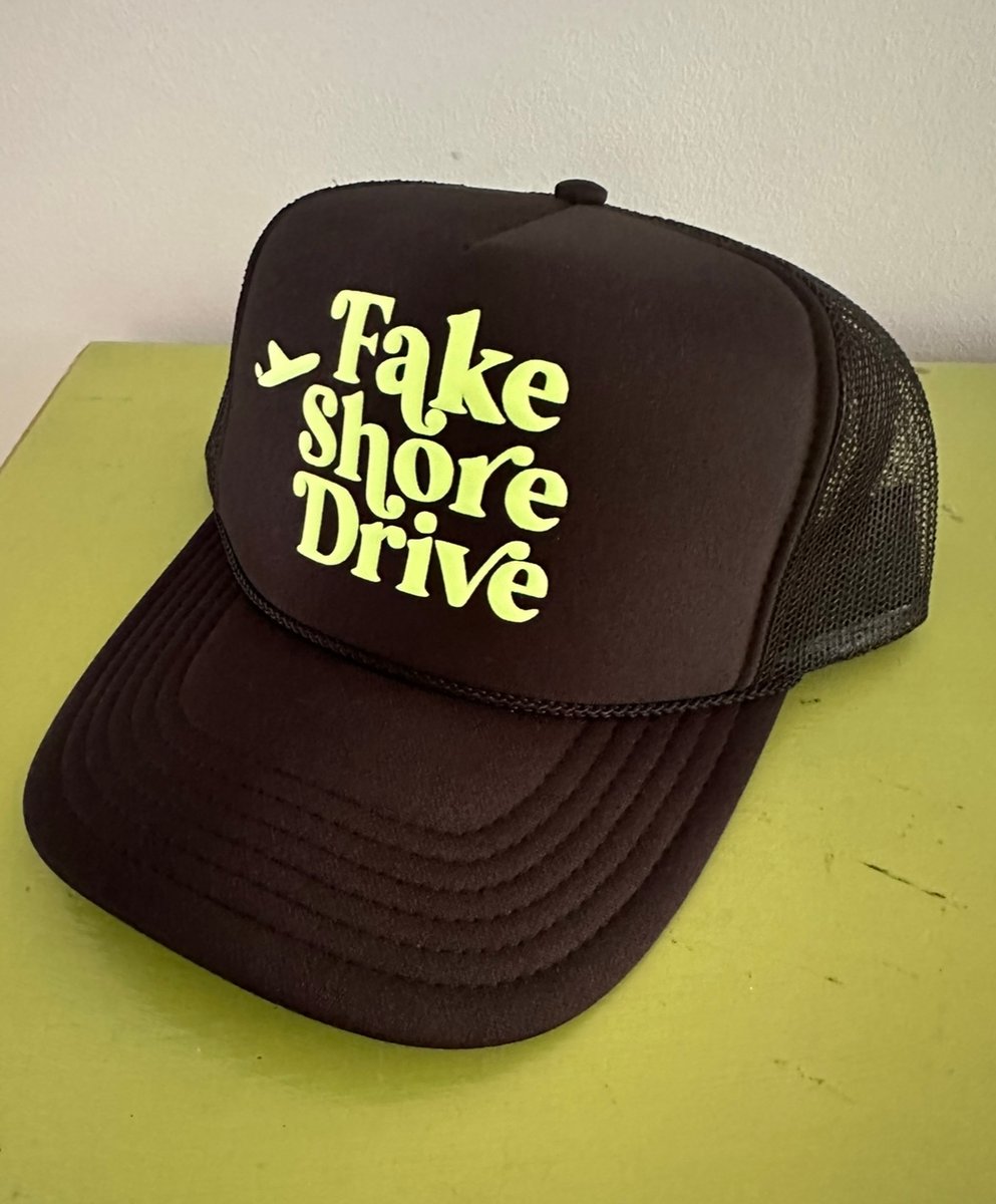 The FSD Trucker Hat (Black) | Fake Shore Drive
