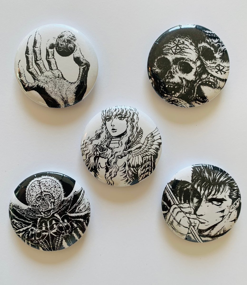 BERSERK GUTS PIN SET | HELLSTAR