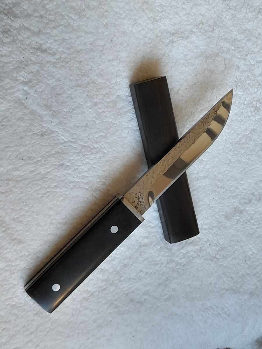 Modern Tanto Full Tang Sandalwood Stainless Steel Camping Collection ...