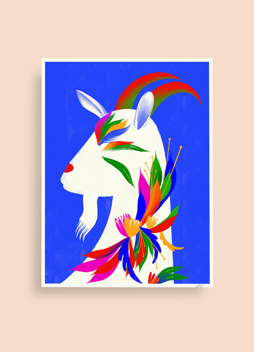 Goat Tropicana | Little Stone Studio