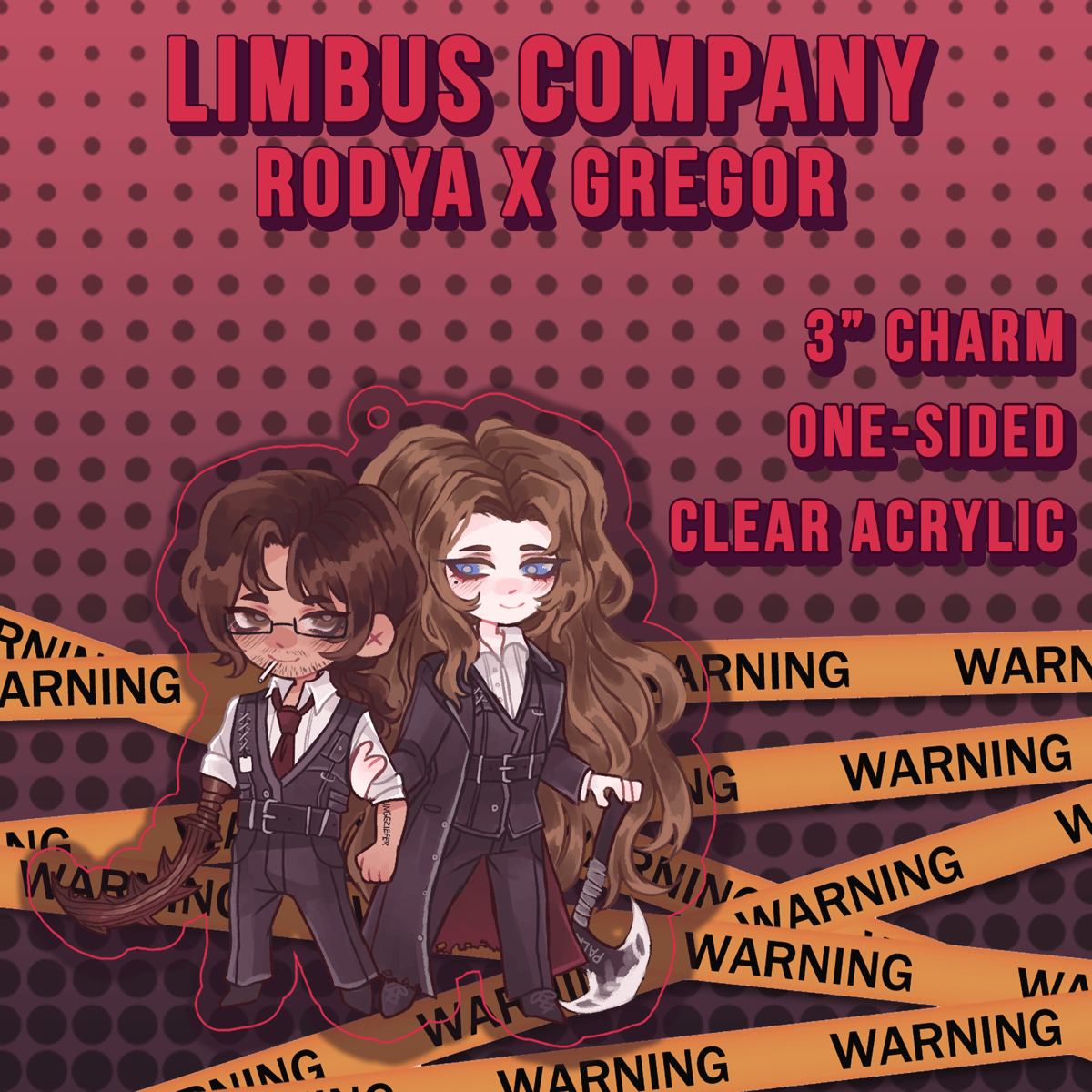 Limbus Company Rodya/Gregor Charm | meshimeow