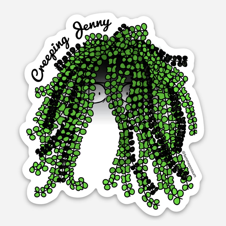 Creeping Jenny Sticker | femmepossum