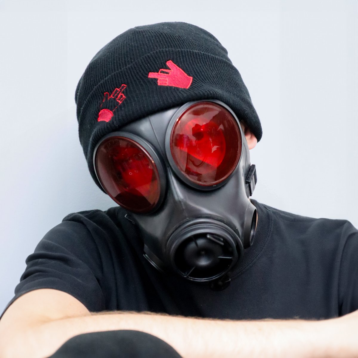 Stinky Finger Embroidered Beanie | Gasmaskgang