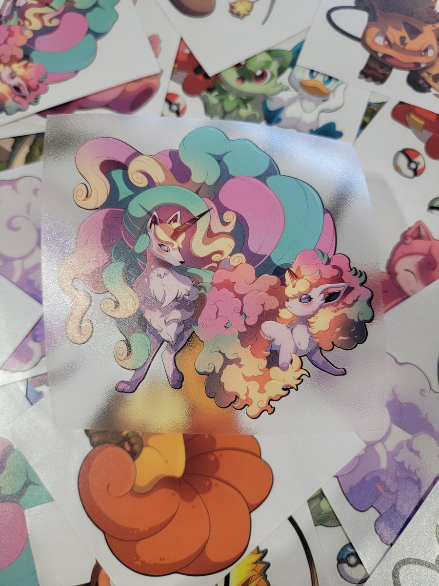 Cotton Candy Duo | SpottyDogDecals