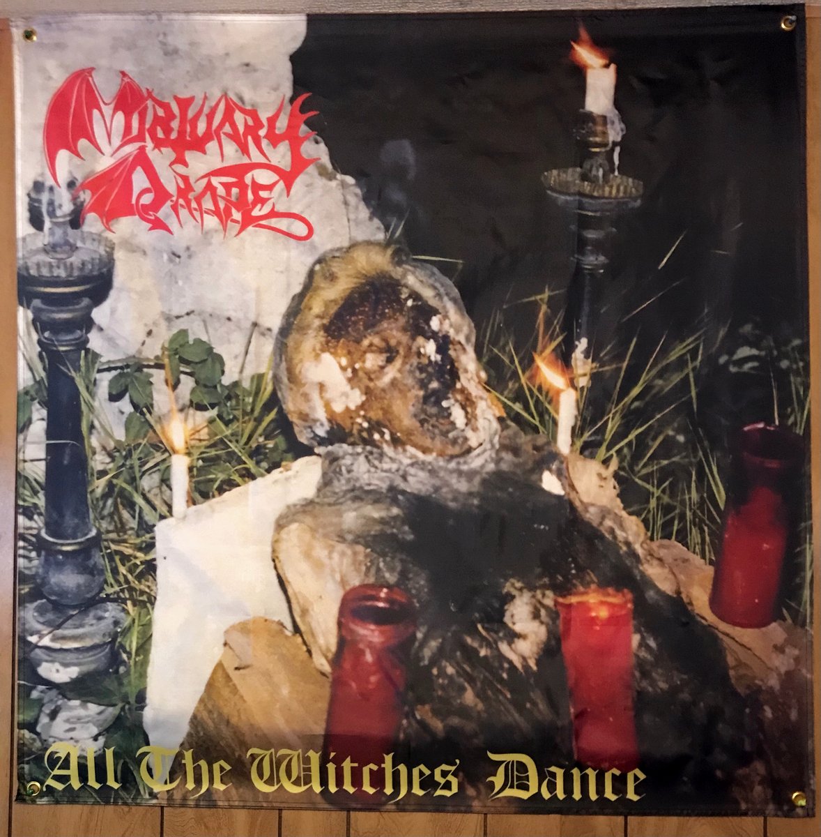 Mortuary Drape - All the Witches Dance 4FTx4FT Flag | Echoes of Death ...