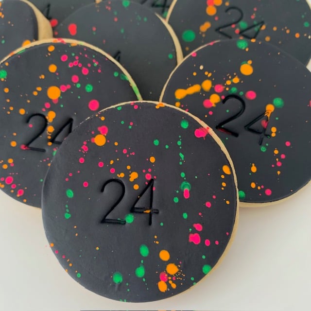 Neon Splatter Cookies 🎨 | Treats By Ash