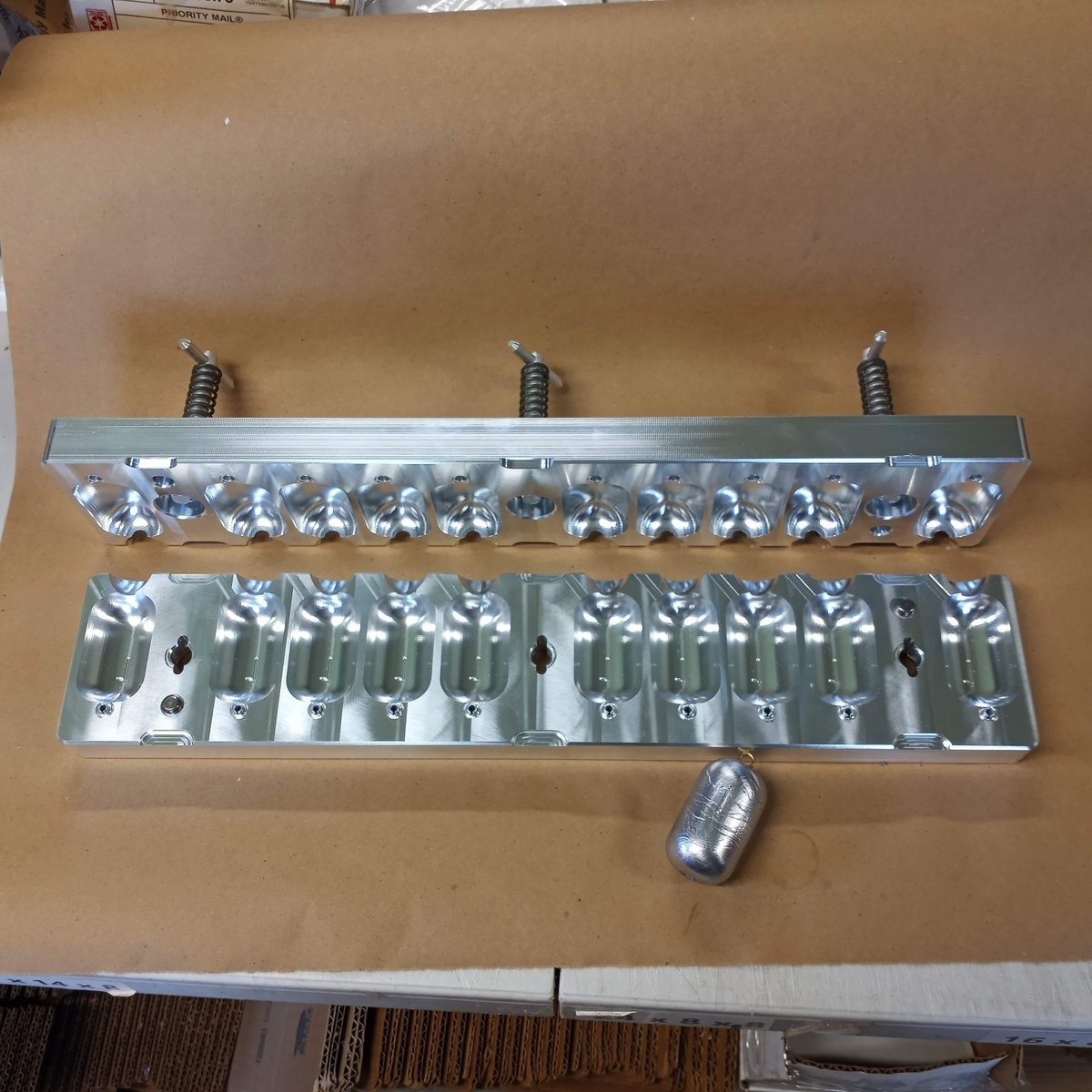 10 Cavity 1 LB Deep Drop Weight Production Mold | Lake Side Molds ...