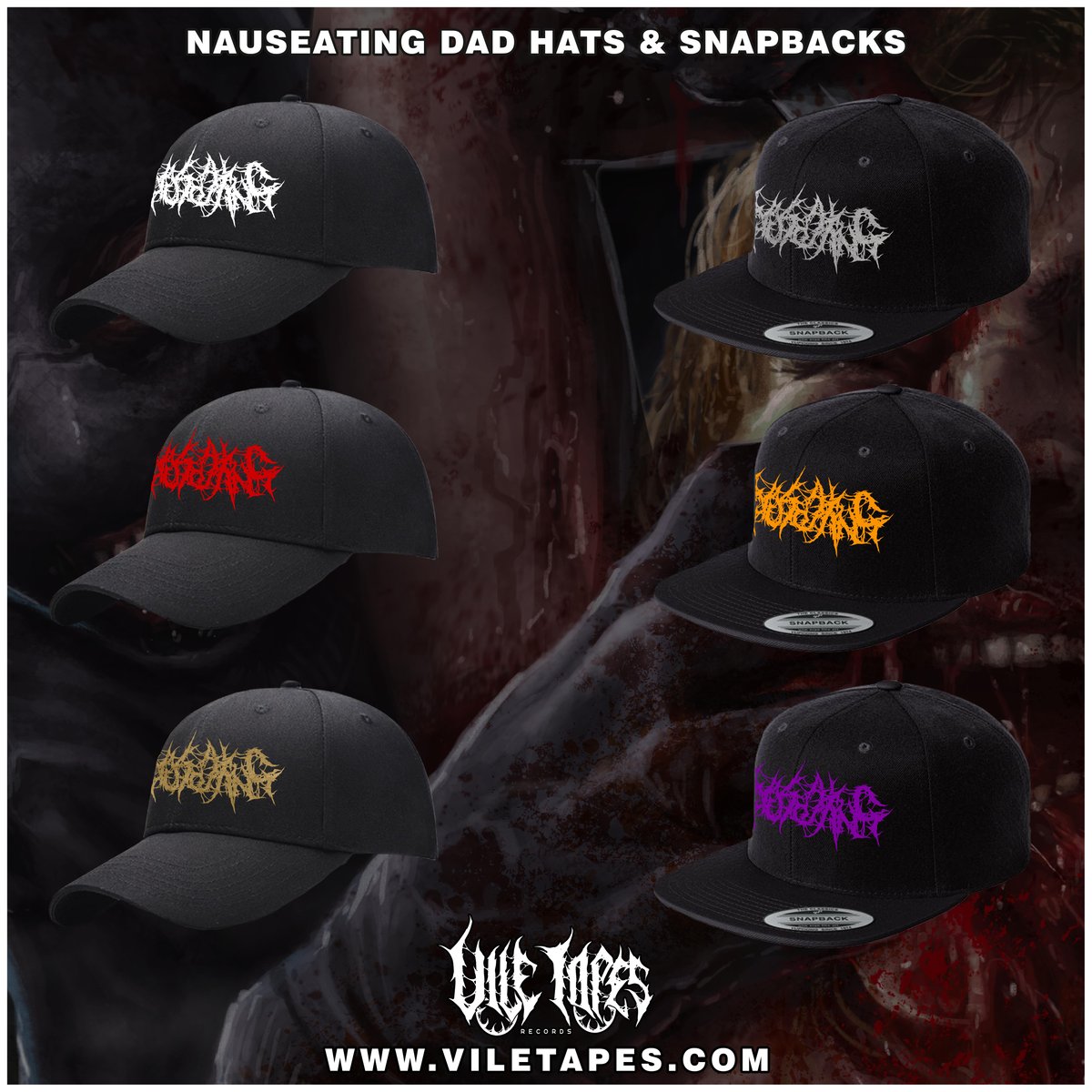 PEELING FLESH ROOT LOGO SNAPBACK | viletapesrecords