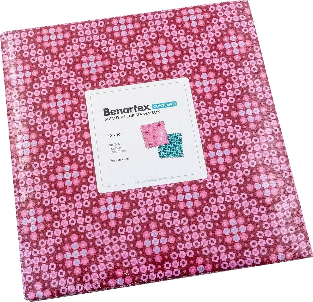 Stitchy Layer Cake 10" x 10" Squares | Christa Quilts