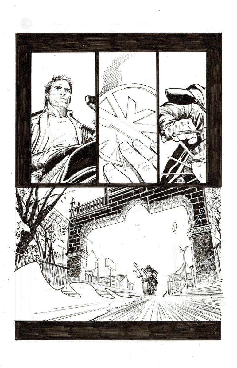 DANNY KETCH GHOST RIDER: ISSUE 1, PAGE 10 | The Picci8 Art Store