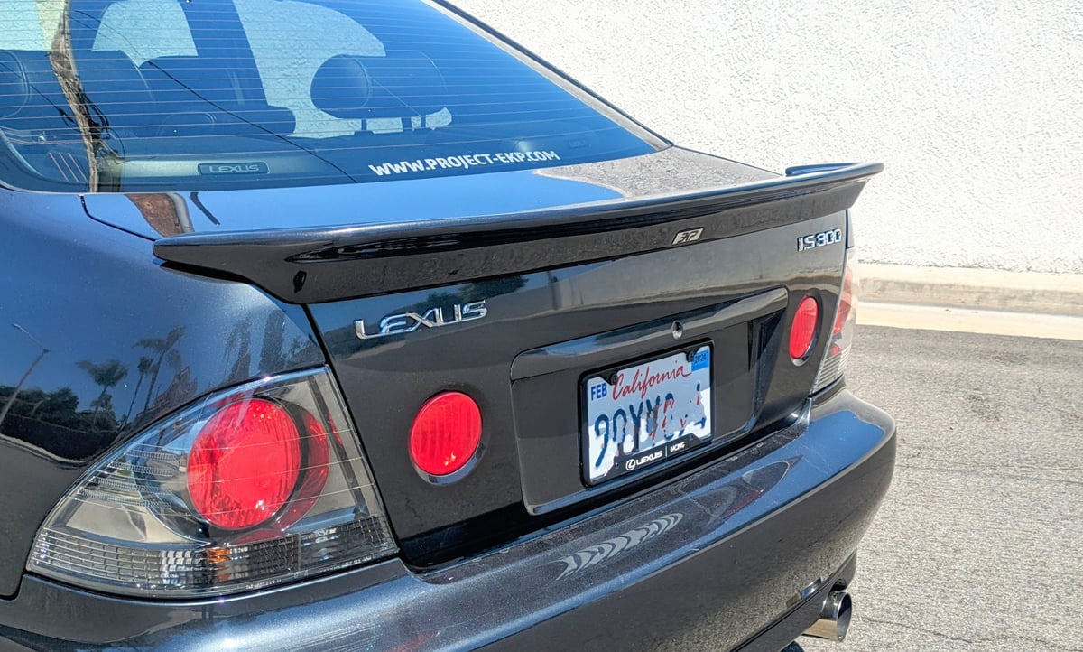 Lexus IS300 Toyota Altezza Rear Sedan Duckbill Racing Spoiler | Project EKP