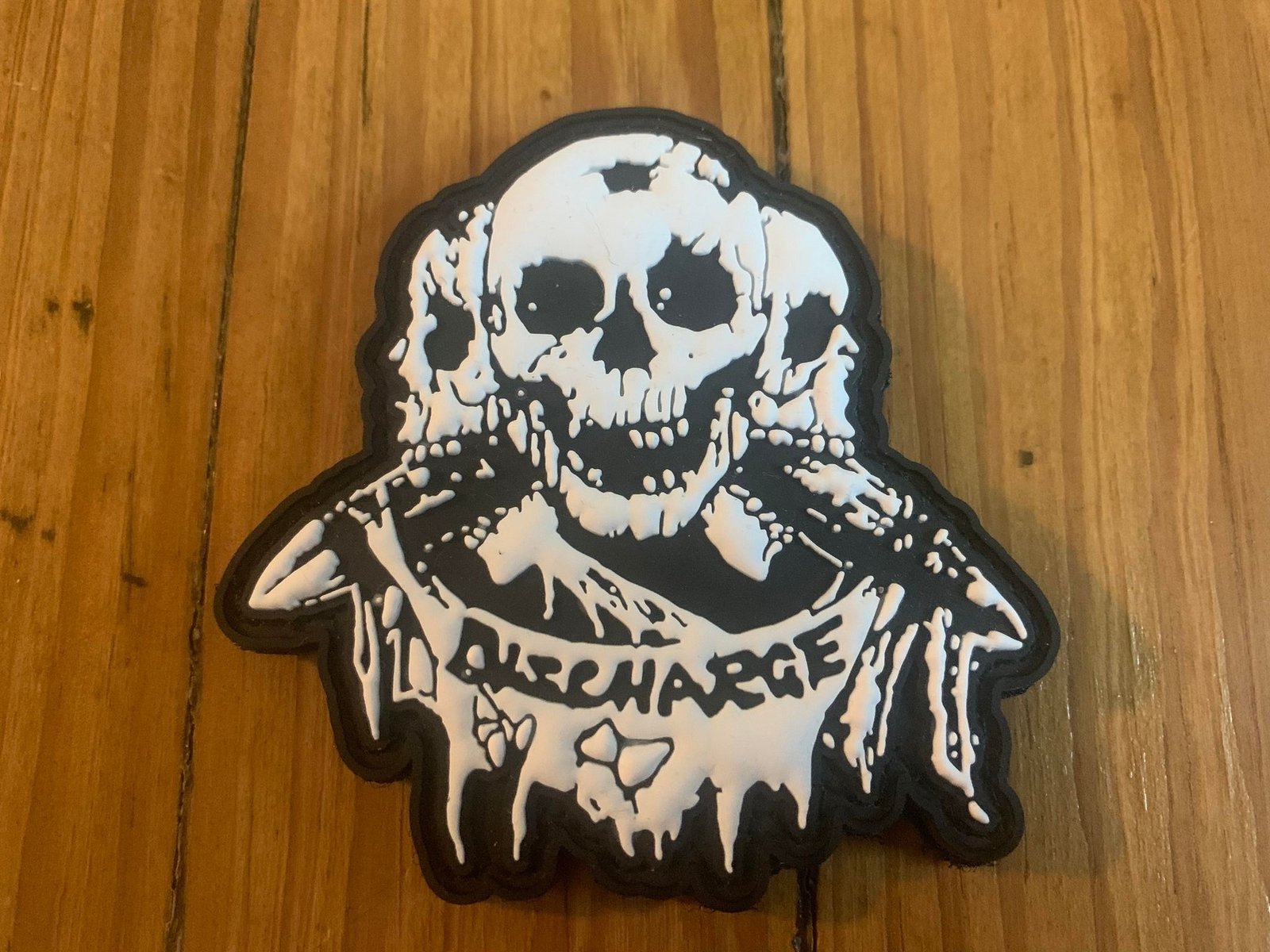 Rubber/PVC Discharge Patch w/ Velcro | SlitWrists