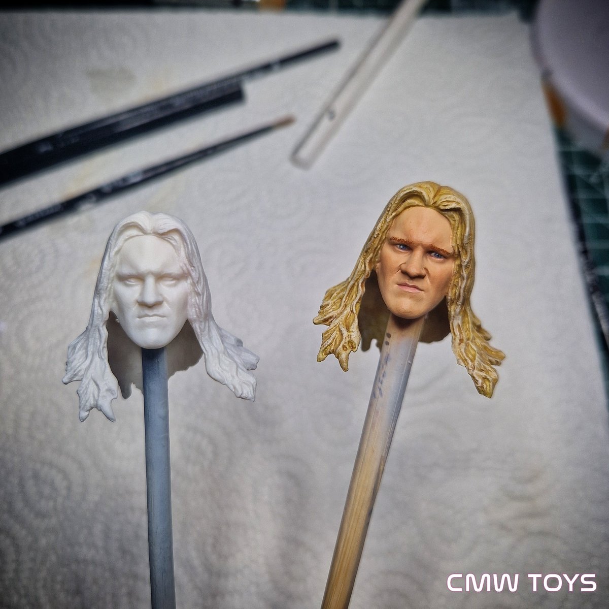 Chris Jericho 3D Printed Head | CMW TOYS