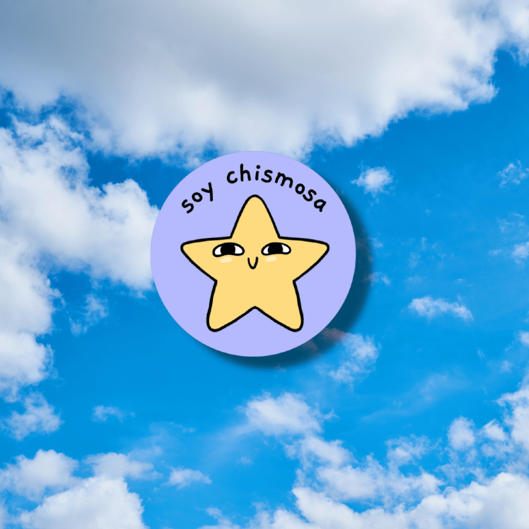 Chismosa Star Sticker | Wysteria Art Shop