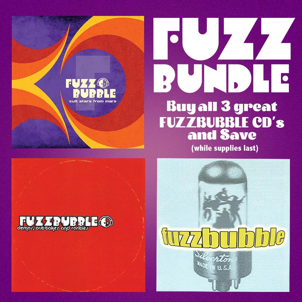 Fuzzbubble "Cult Stars From Mars" "Demos, out-takes and rarities"3-CDs ...