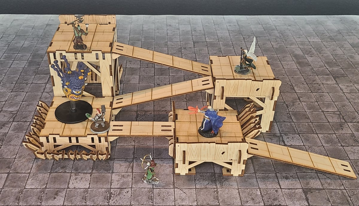 Modular Combat Towers | Tabletop Goblin