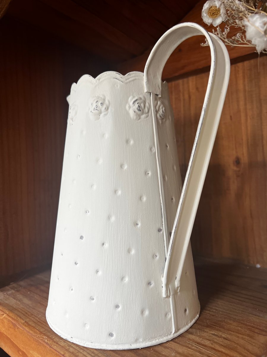 Painted Tin Jug | sweetstumblings